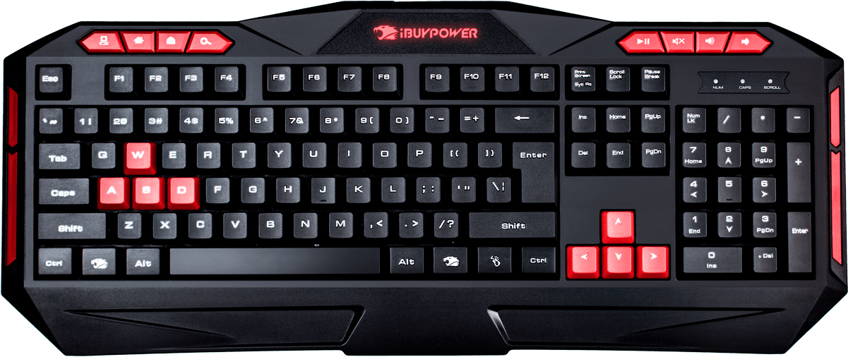 Ibuypower Keyboard Clipart - Large Size Png Image - PikPng