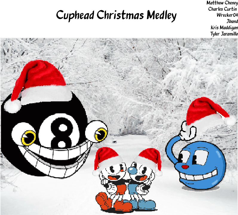 Cuphead Christmas Medley Wip - Cartoon Clipart - Large Size Png Image ...