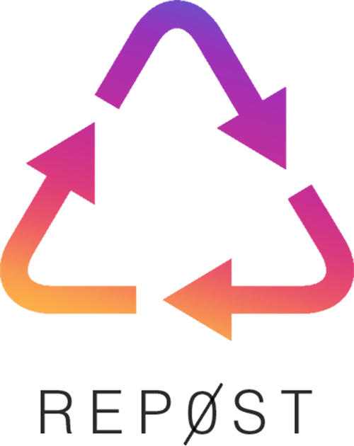 Logo Of Repost - Icon Recycling Clipart - Large Size Png Image - PikPng