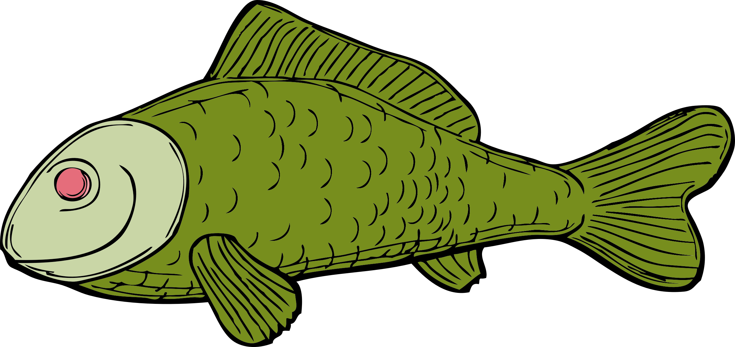 Green Fish Icons Png - Dead Fish Cartoon Png Clipart - Large Size Png ...