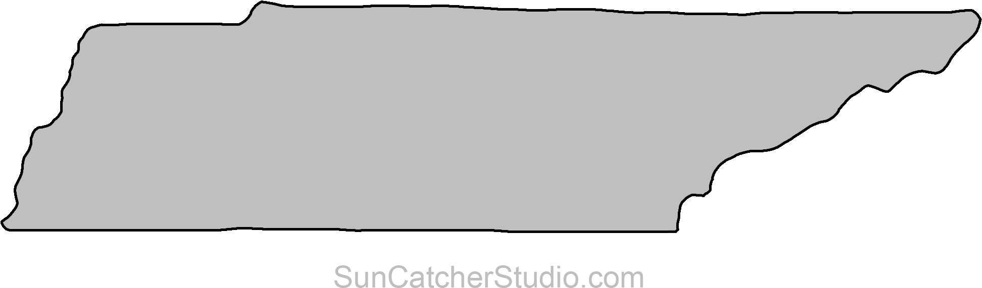 Tennessee Clipart Png - Outline Clipart Outline Tn Transparent Png ...