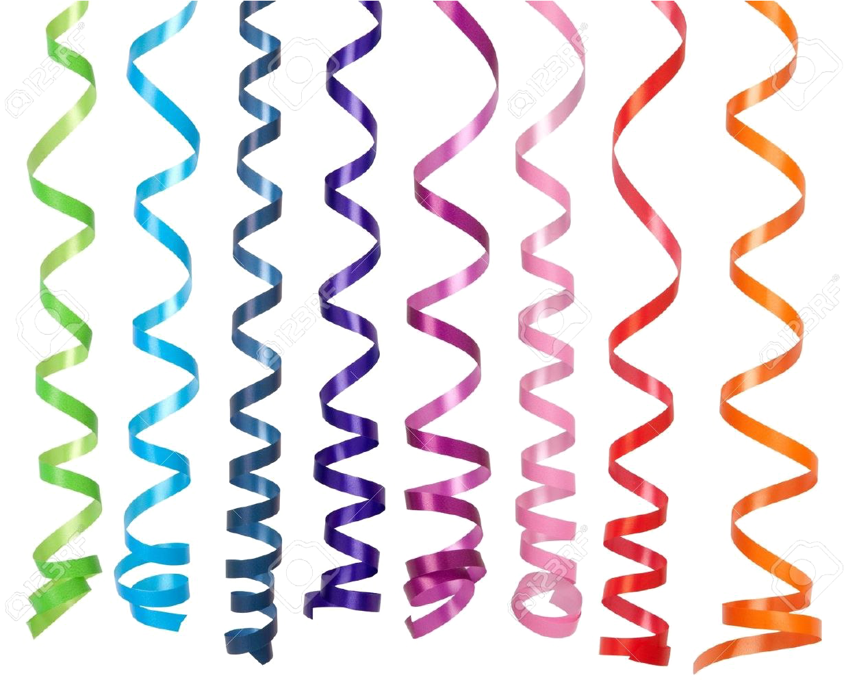 Streamer - Colorful Streamers Clipart - Large Size Png Image - PikPng