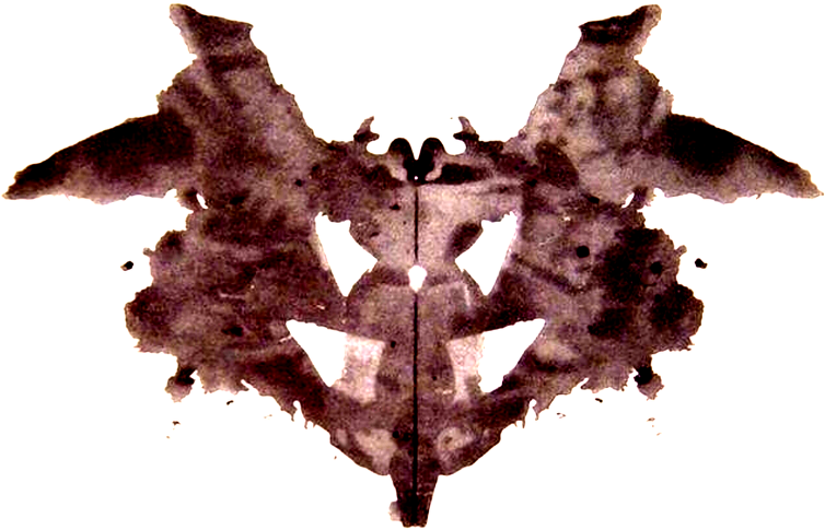 Rorschach Inkblot Test One T-shirt - Rorschach Inkblot Test Png Clipart ...