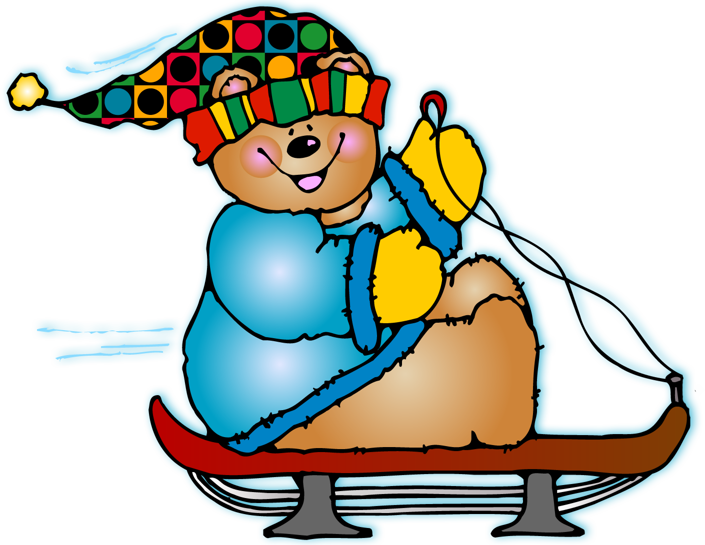 January Dj Inkers - Dj Inkers Winter Bear Clipart - Png Download ...