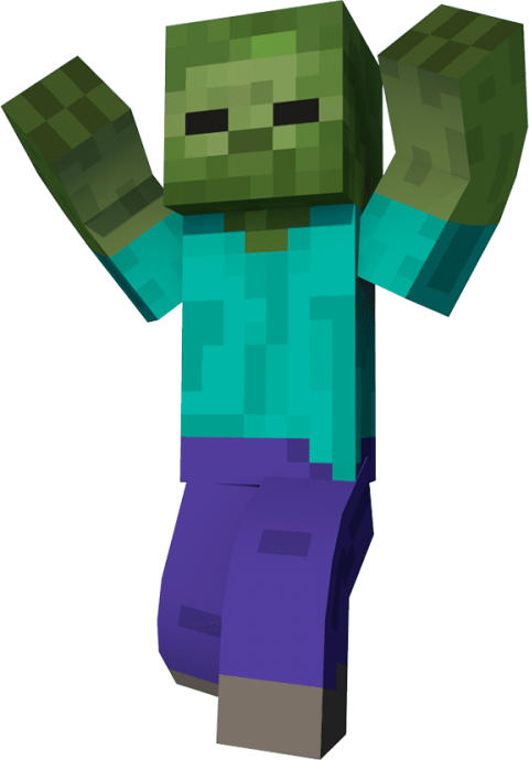 Zombie Minecraft Png