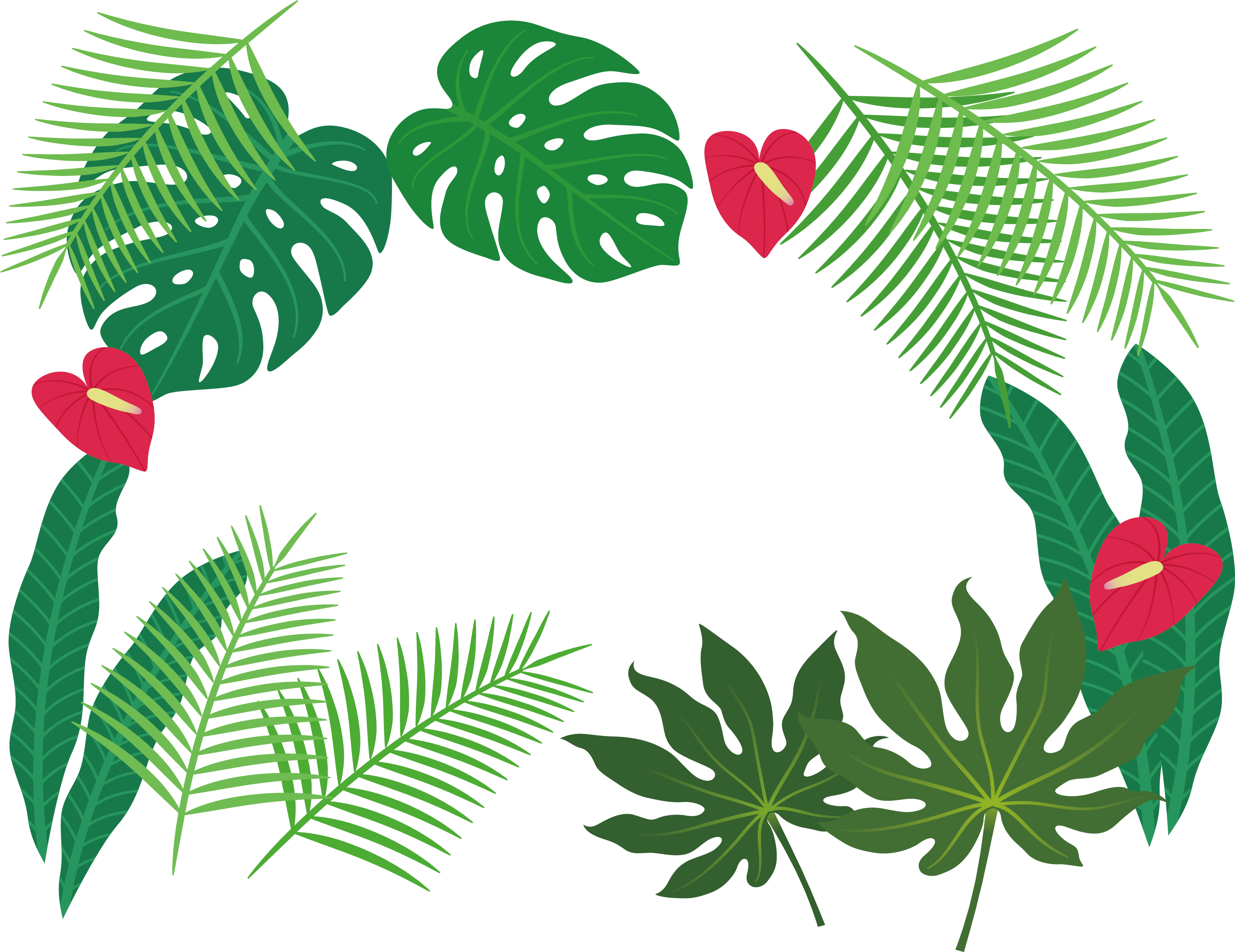 Tropical Leaf Clip Art