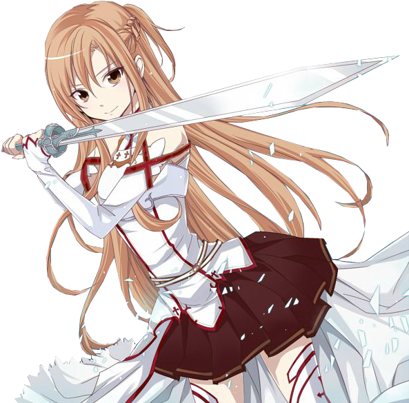 Asuna Png Picture - Sword Art Online Asuna Attack Clipart - Large Size ...