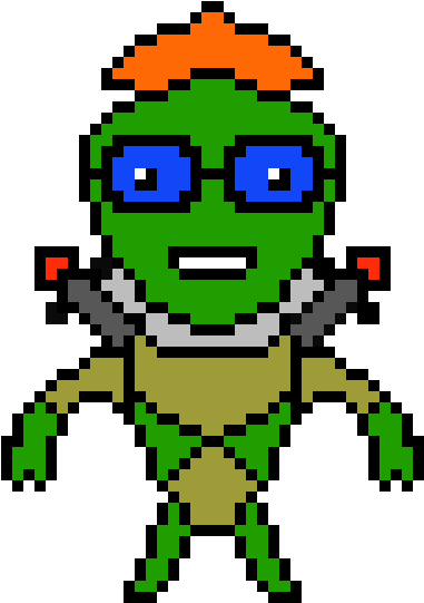 Alien - Pixel Clipart - Large Size Png Image - PikPng