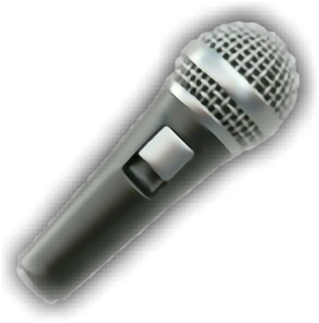 Microfono Sticker - Microphone Emoji Png Clipart - Large Size Png Image ...