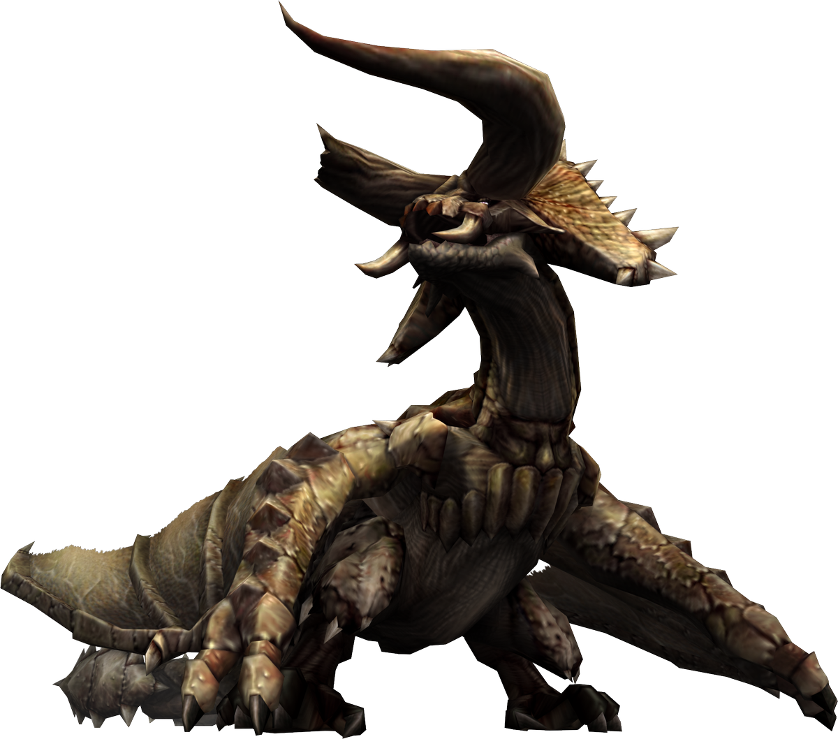 Bannedlagiacrus - One Horned Diablos Mhfu Clipart - Large Size Png ...