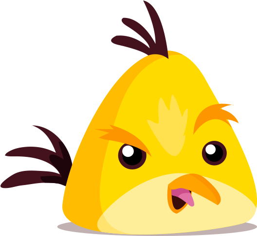 Chuck - Chuck In Angry Birds Epic Clipart - Large Size Png Image - PikPng