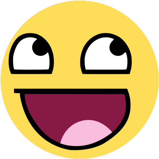 Durp - Awesome Face Clipart - Large Size Png Image - PikPng
