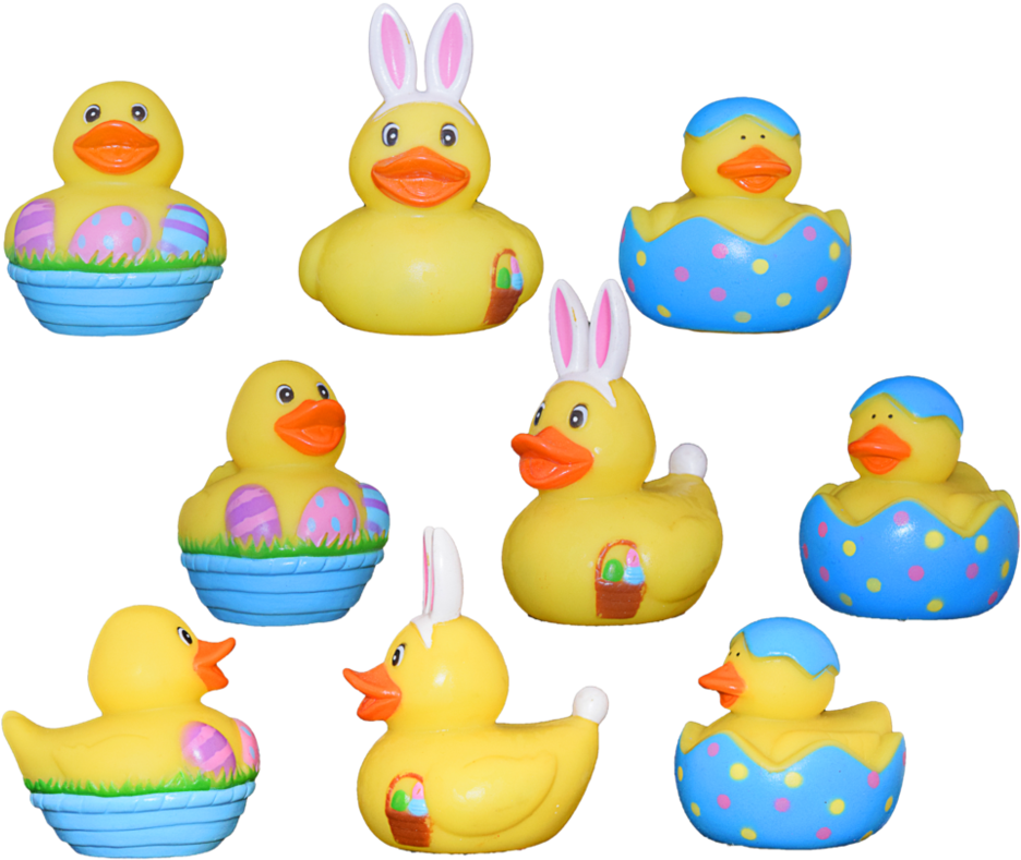 Rubber Duck Png - Easter Rubber Ducks Clipart - Large Size Png Image - PikPng