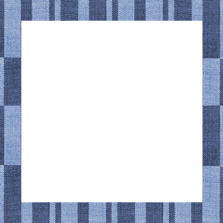 Denim Border Clipart - Large Size Png Image - PikPng