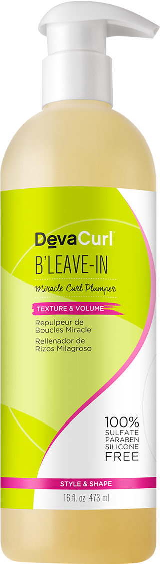 Download B'leave In 6oz B'leave In 16oz - Devacurl B Leave Clipart Png ...