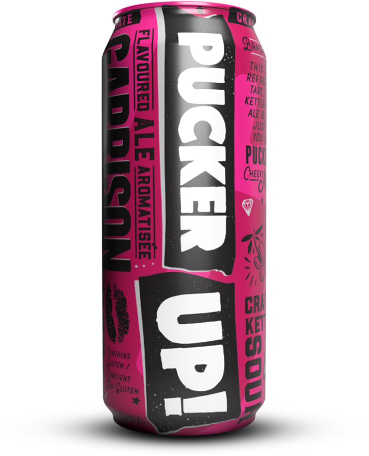 Pucker Up - Garrison Pucker Up Beer Clipart - Large Size Png Image - PikPng