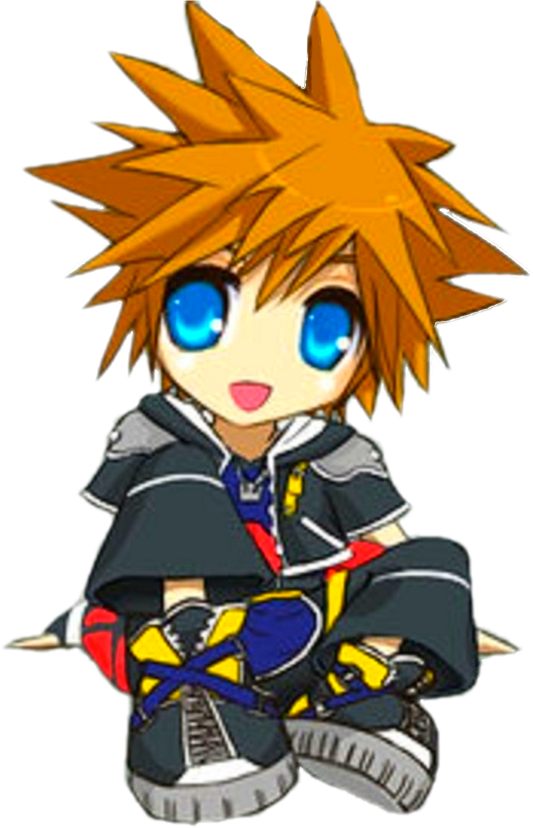 Sora From Kingdom Of Hearts - Sora Chibi Clipart - Large Size Png Image ...