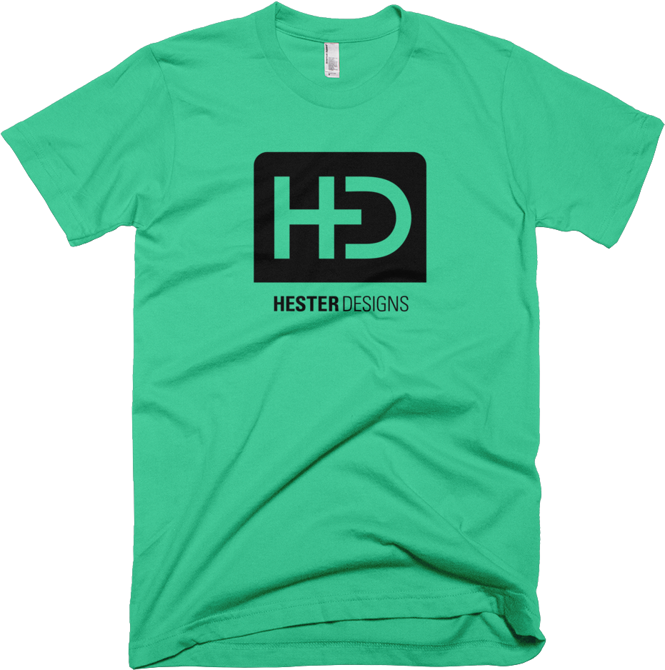 Hester Designs Logo T-shirt In Mint - T Shirt Logo Hd Clipart - Large ...