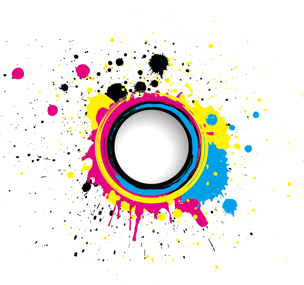 Graphic Cmyk Model Euclidean Photography Splash Colorful - Cmyk Colour ...