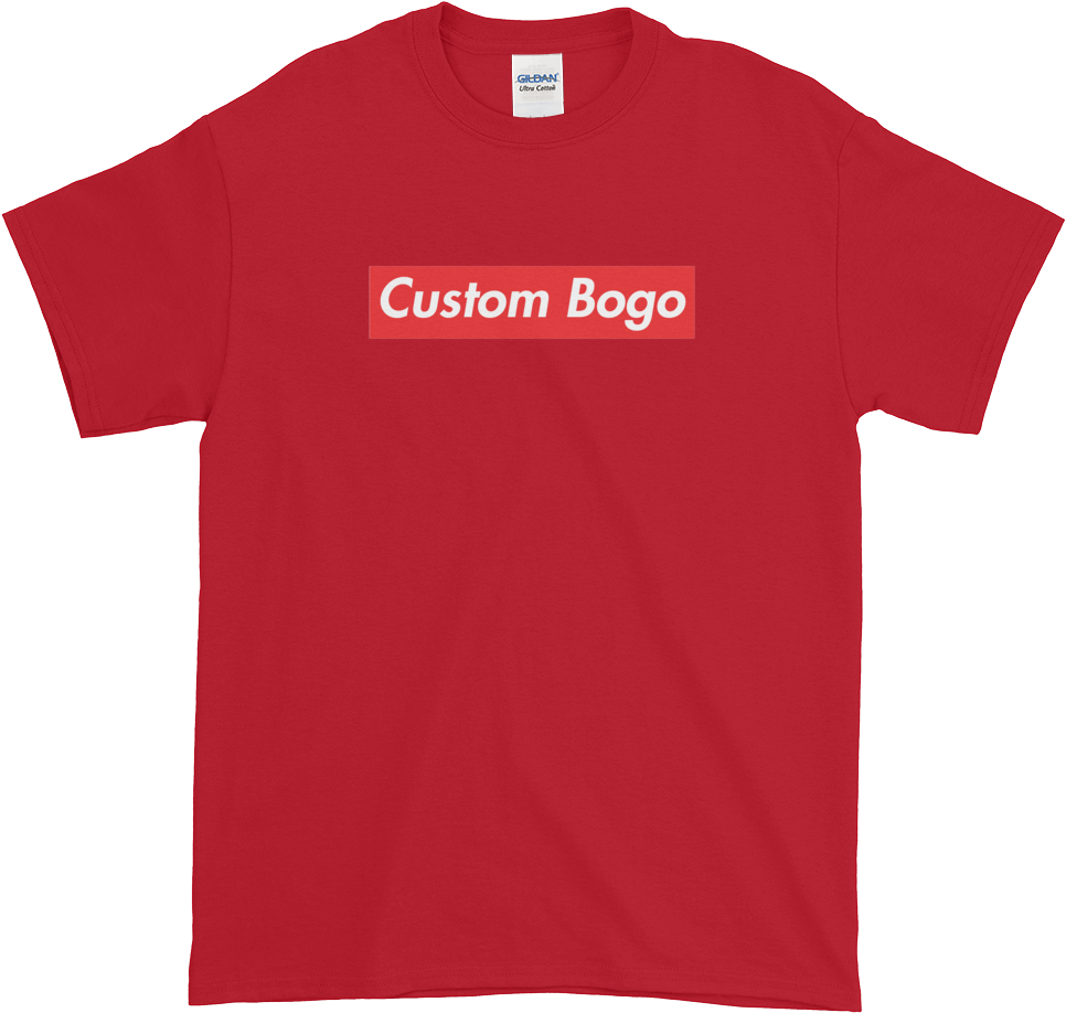 Custom Box Logo T-shirt - T-shirt Clipart - Large Size Png Image - PikPng
