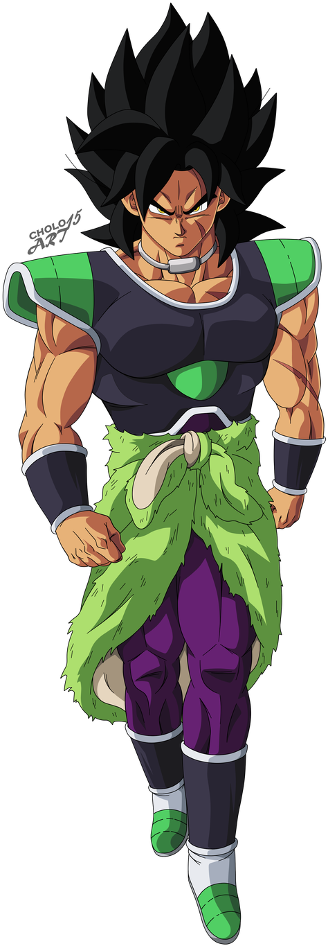 Broly By Cholo15art - Dragon Ball Super Broly Poster Clipart - Large ...