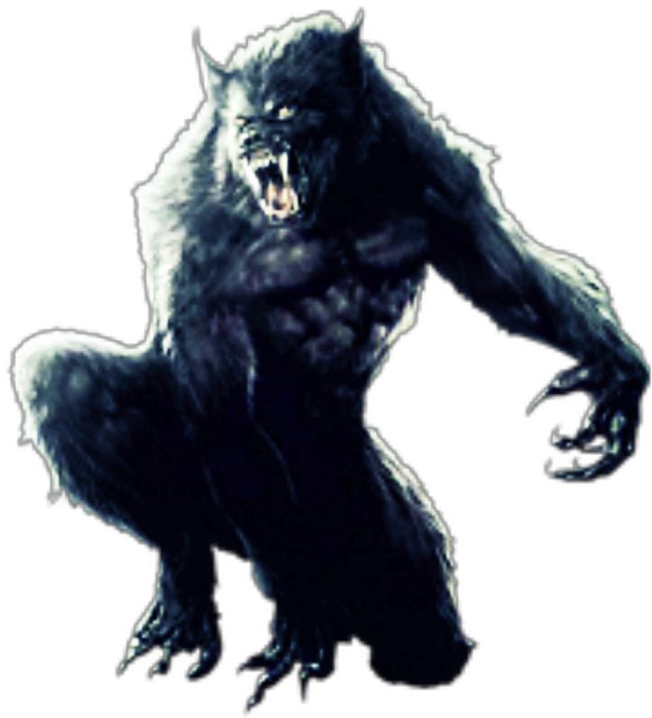Werewolf Sticker - Transparent Background Werewolf Png Clipart - Large ...