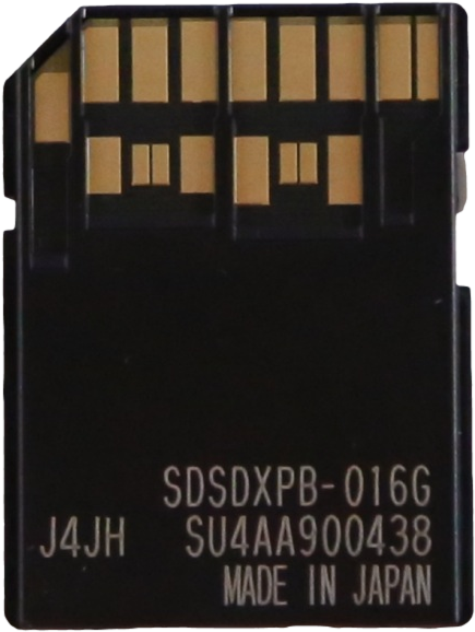 Download Sandisk Sd Card Back - Uhs Ii Card Clipart Png Download - PikPng