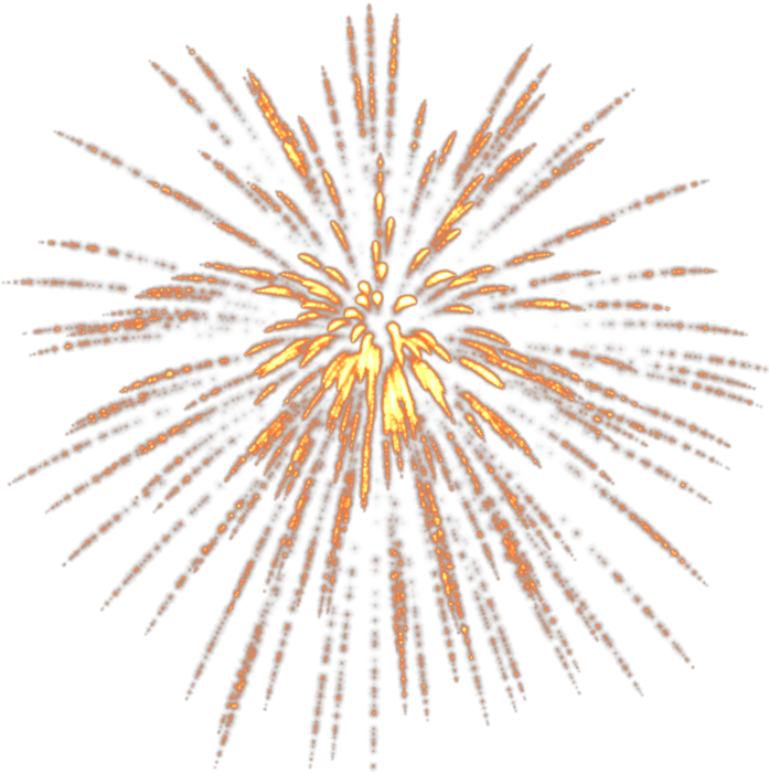 Download Fireworks Victory Day Clip - Transparent Fireworks Png Gold ...