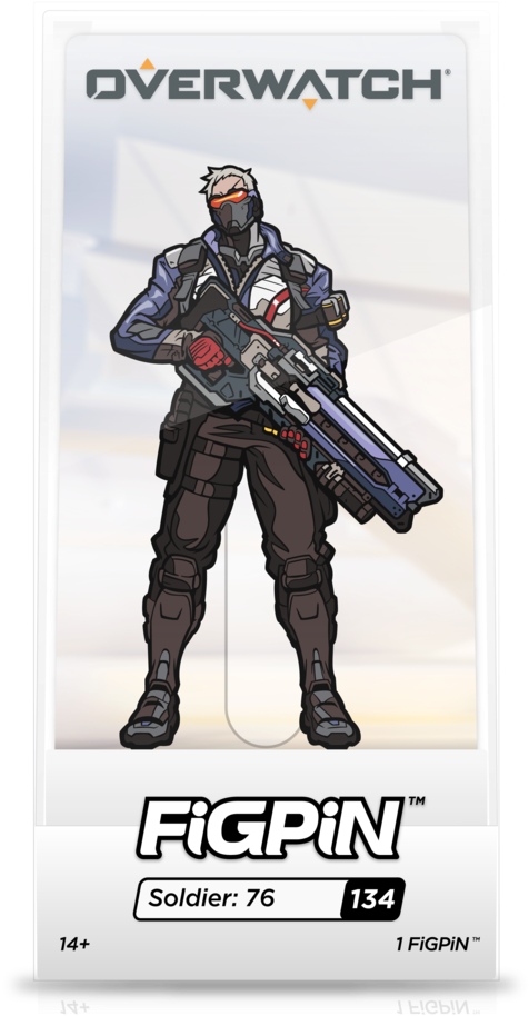 Download 76 - Overwatch Figpin Soldier 76 Clipart Png Download - PikPng