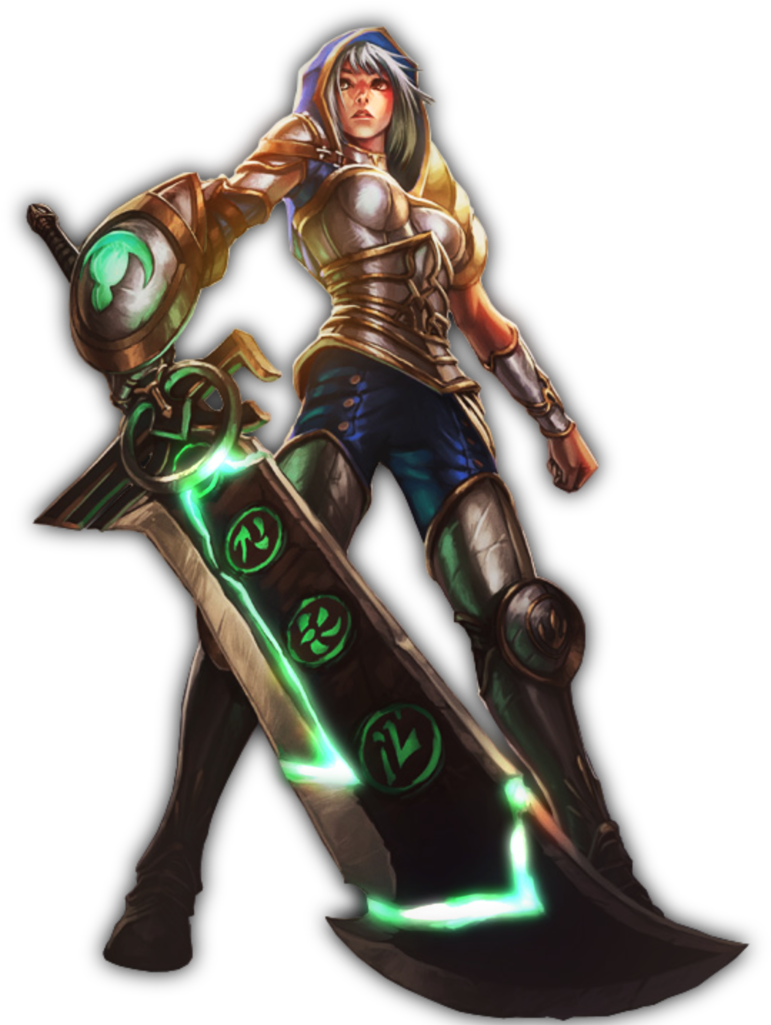 League Of Legends Riven Png Clipart - Large Size Png Image - PikPng