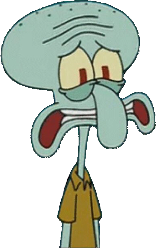 Download Squidward Sticker - Squidward Clipart Png Download - PikPng