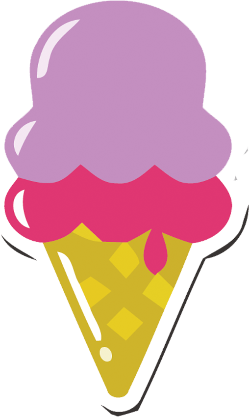 Purple Clip Art Vector Creative - Gelato - Png Download - Large Size ...