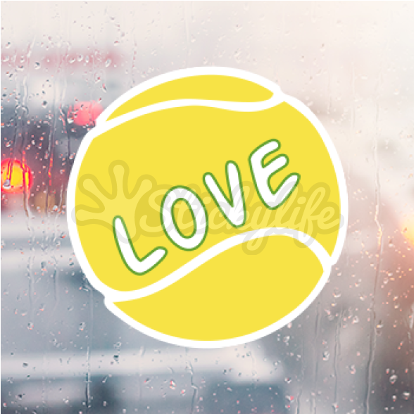 Custom Tennis Ball Decal - Graphic Design Clipart - Large Size Png ...