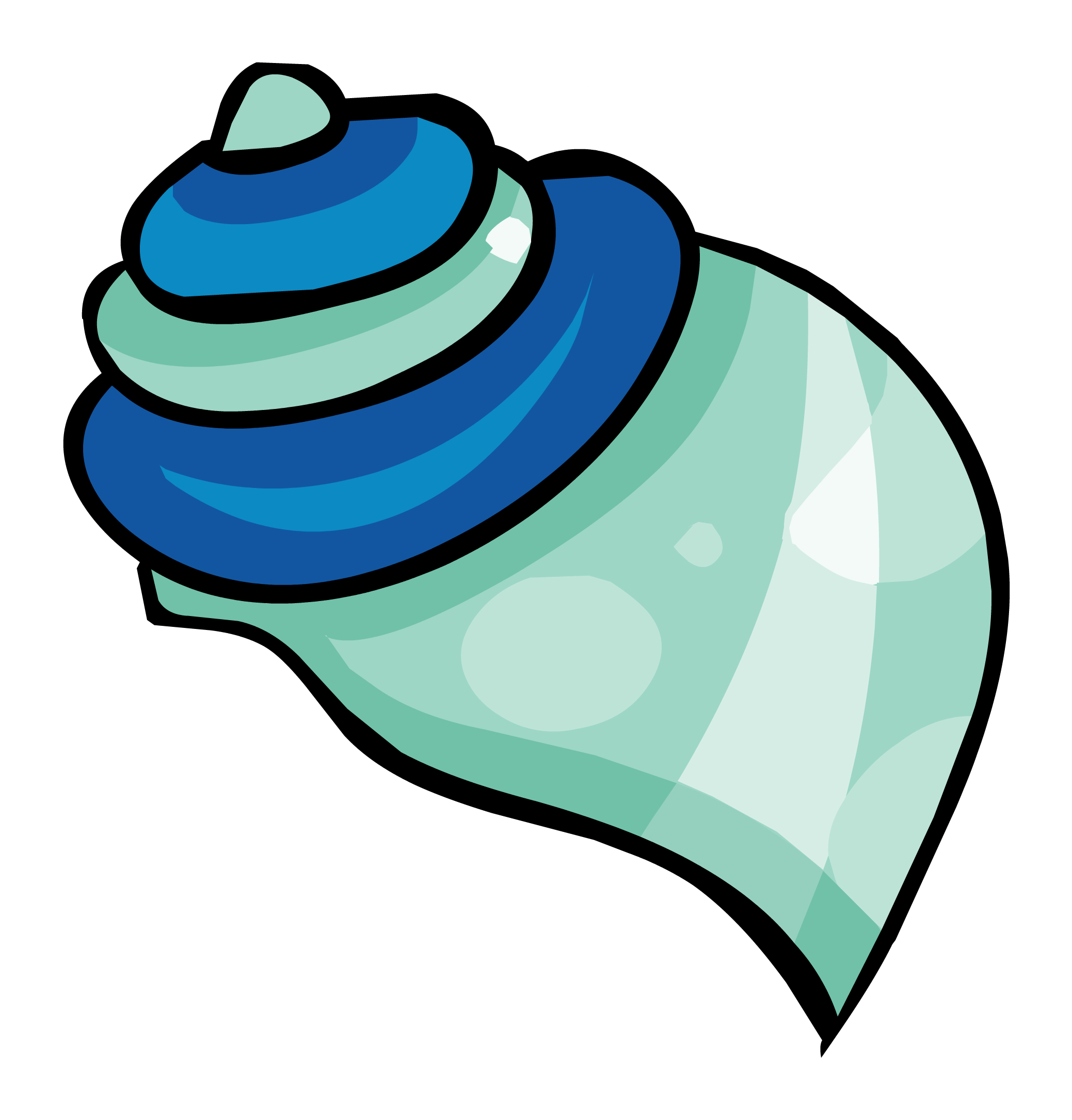 Seashell Png - Cartoon Transparent Seashells Png Clipart - Large Size ...