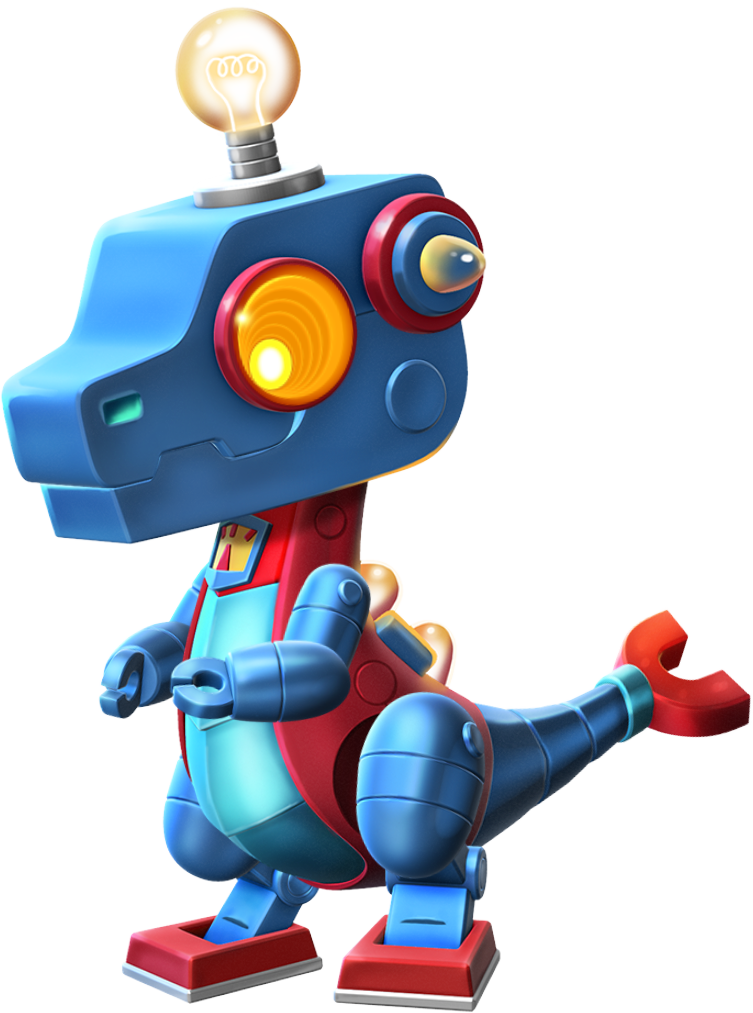 Robot Dragon Baby - Cartoon Clipart - Large Size Png Image - PikPng