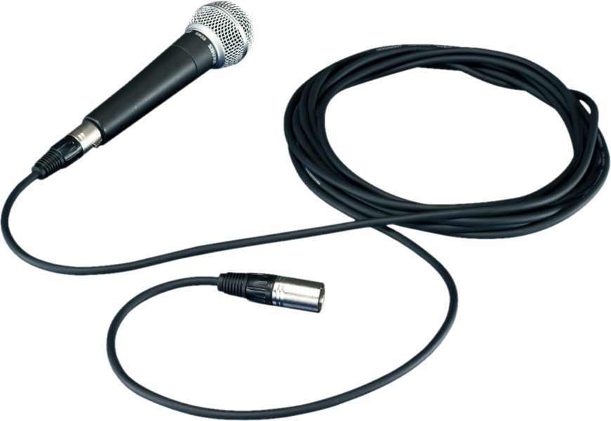 Cable Transparent Microphone - Mic With Cord Png Clipart - Large Size ...