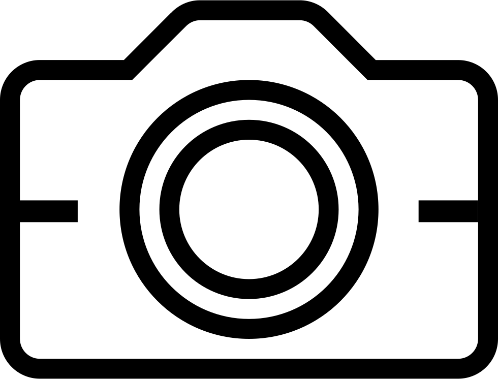 980 X 746 16 - Camera Icon Drawing Png Clipart - Large Size Png Image ...