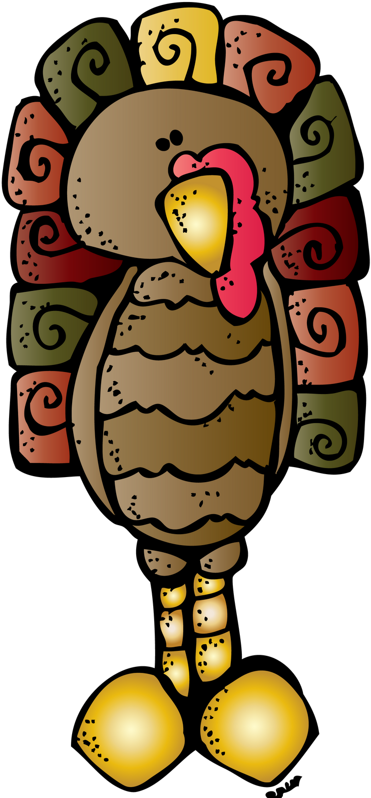 Decorate Clipart Thanksgiving - November Clip Art Melonheadz - Png ...