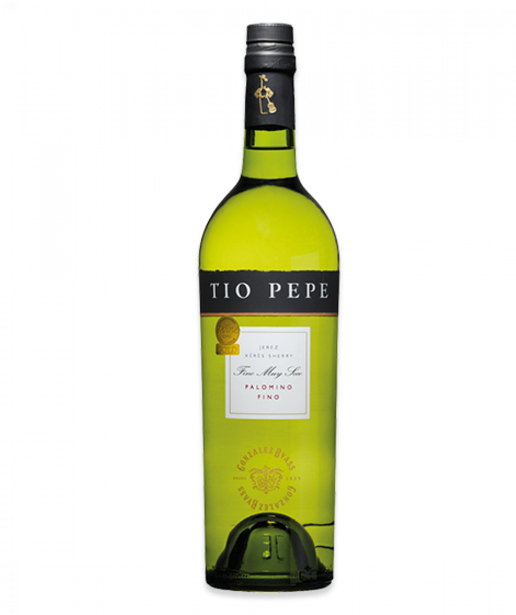 Tio Pepe 750ml - Vino Jerez Tio Pepe Clipart - Large Size Png Image ...