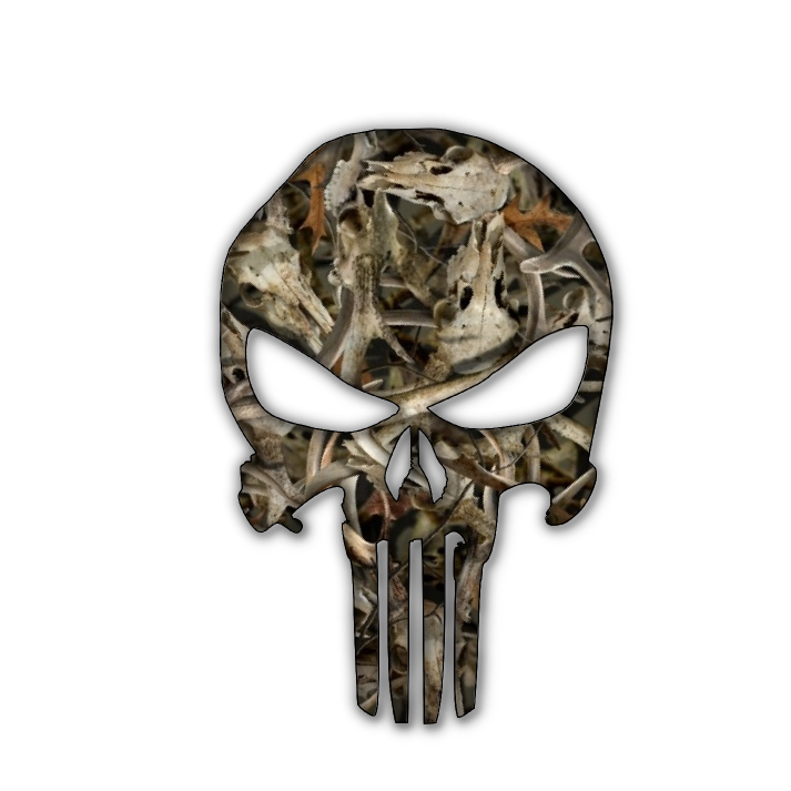 Blue Punisher Police Skull Symbol Thin Human Clipart - Transparent Camo ...