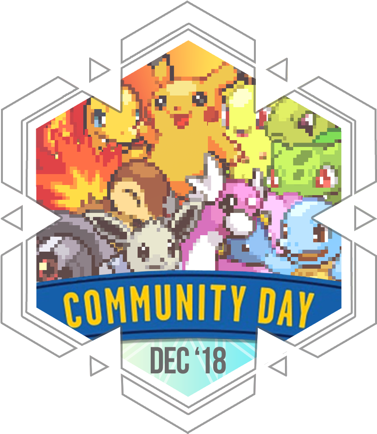 Badge-large - December Community Day Badge Clipart - Large Size Png ...