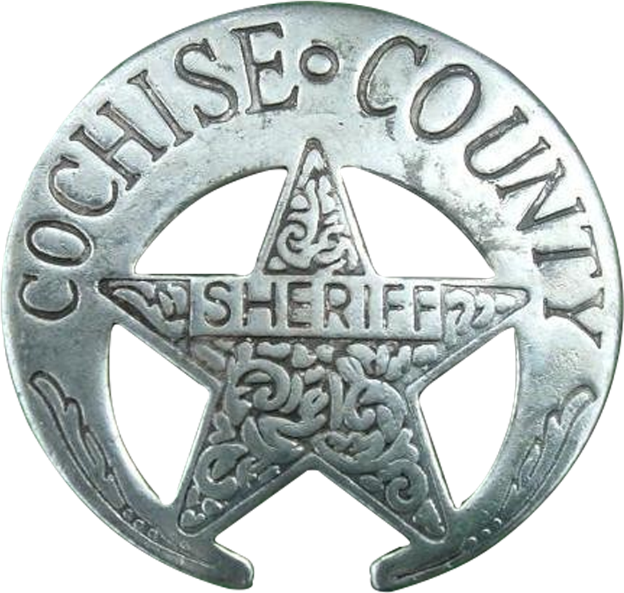Cochise County Sheriff Badge - Emblem Clipart - Large Size Png Image ...