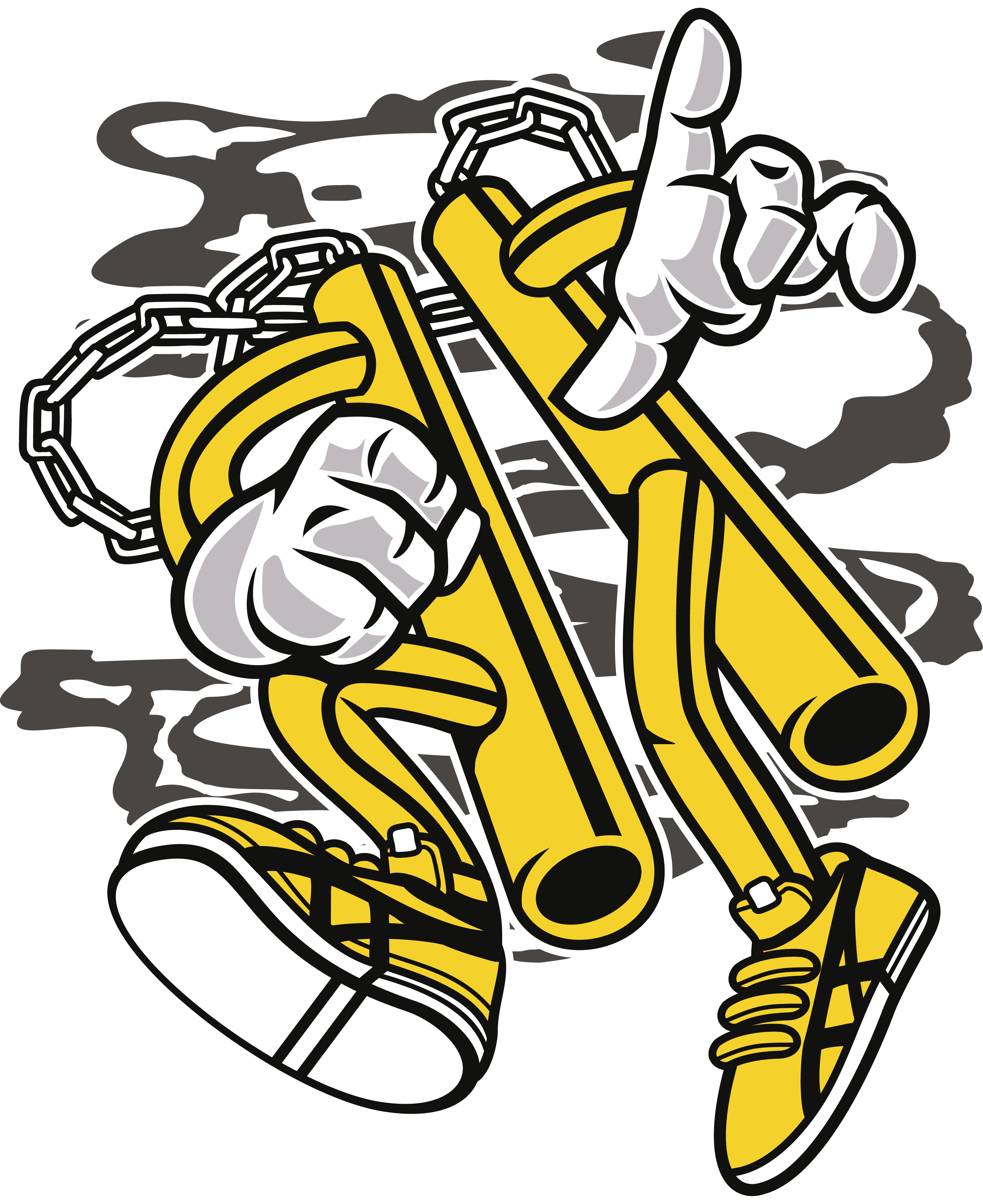 Logo Double Stick Clipart - Large Size Png Image - PikPng