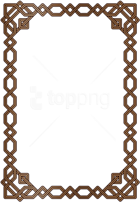 Free Png Download Decorative Border Frame Clipart Png - Rectangle ...