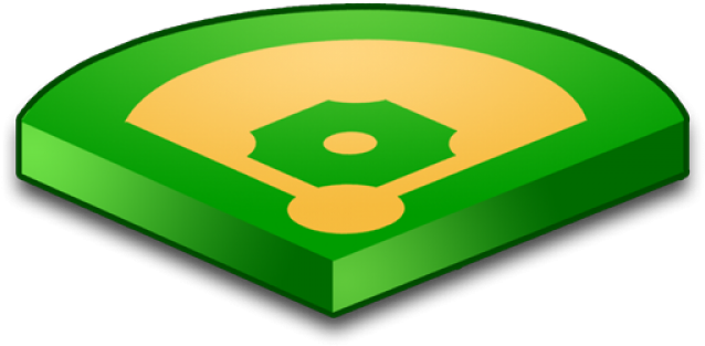 Baseball Field Map Icon Clipart - Large Size Png Image - PikPng