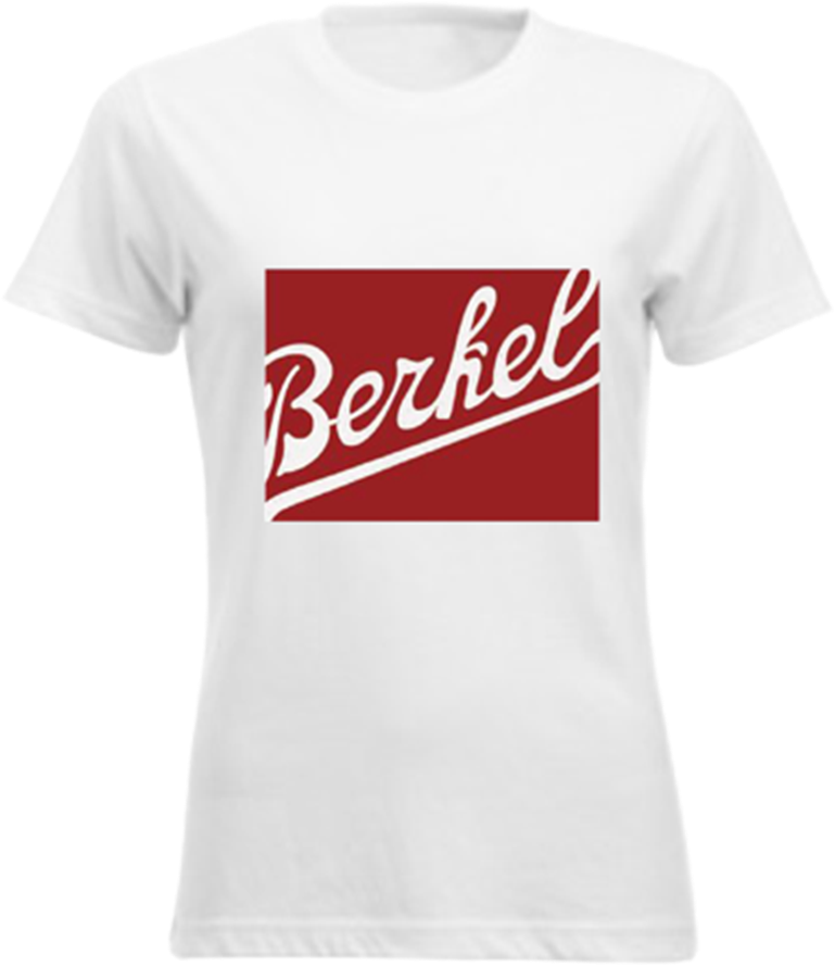 T-shirt Woman White Logo Berkel Red - Active Shirt Clipart - Large Size ...