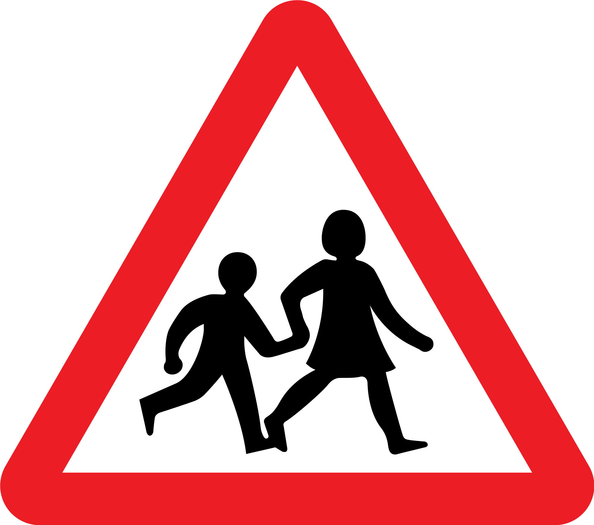 Traffic Signs Png - School Crossing Road Sign Clipart, transparent png ...
