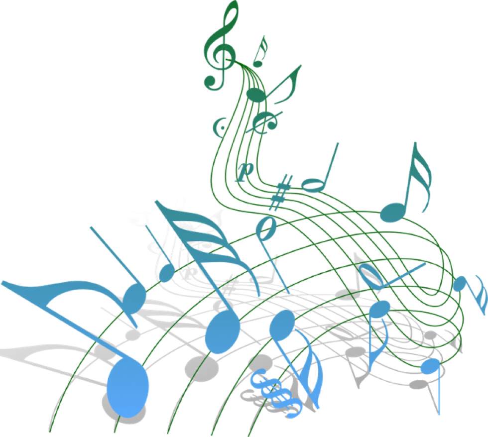 Free Colourful Musical Notes Png Clipart - Large Size Png Image - PikPng