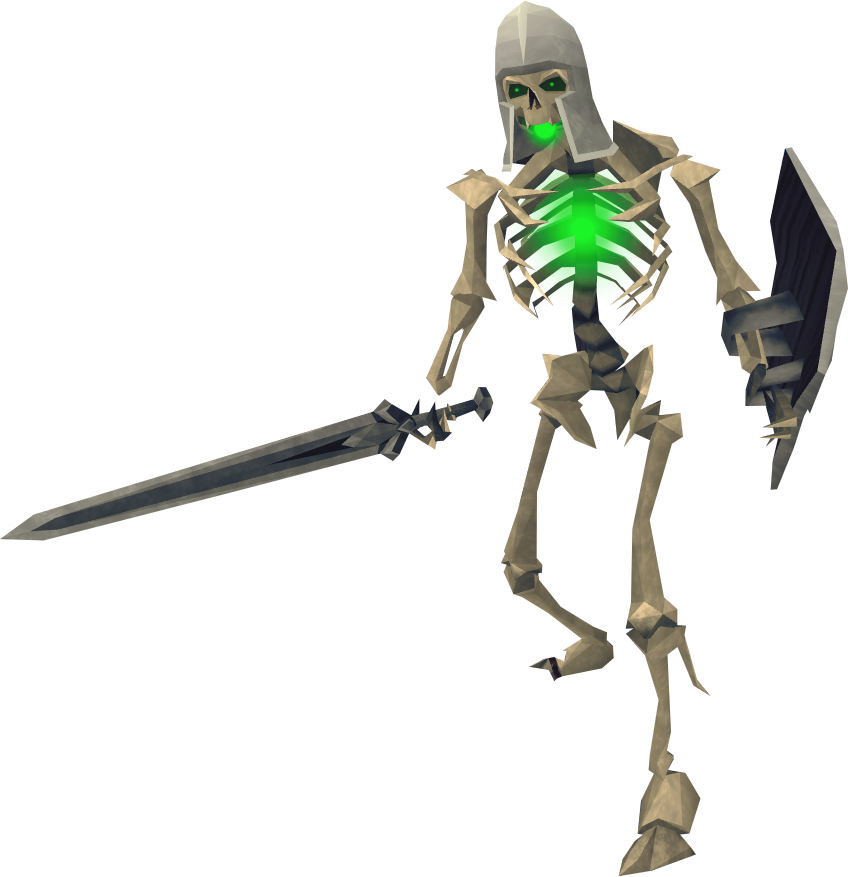 Skeleton Warrior Transparent Clipart - Large Size Png Image - PikPng