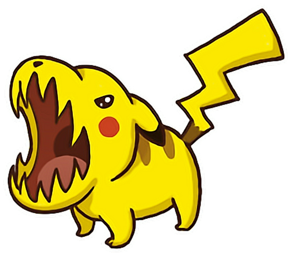 Angry Sticker - Pikachu Pokemon Angry Png Clipart - Large Size Png ...